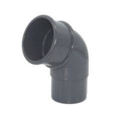 FloPlast MiniFlo 112.5° Round Offset Downpipe Bend Anthracite Grey 50mm - Screwfix