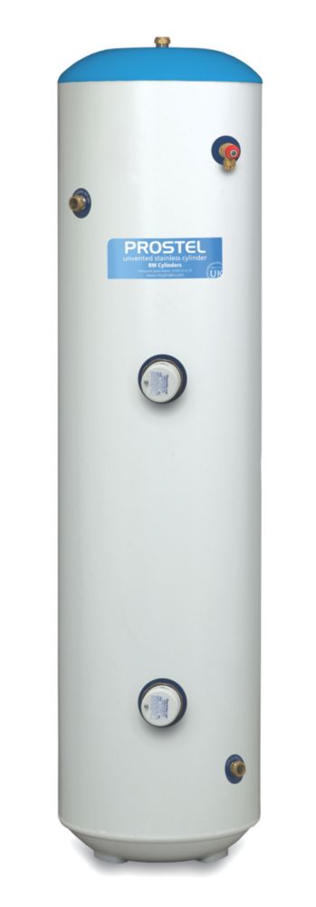 RM Cylinders Prostel Direct Slimline Unvented Hot Water Cylinder 150Ltr ...