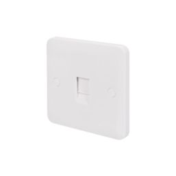 Schneider Electric Lisse 1-Gang RJ45 Ethernet Socket White - Screwfix