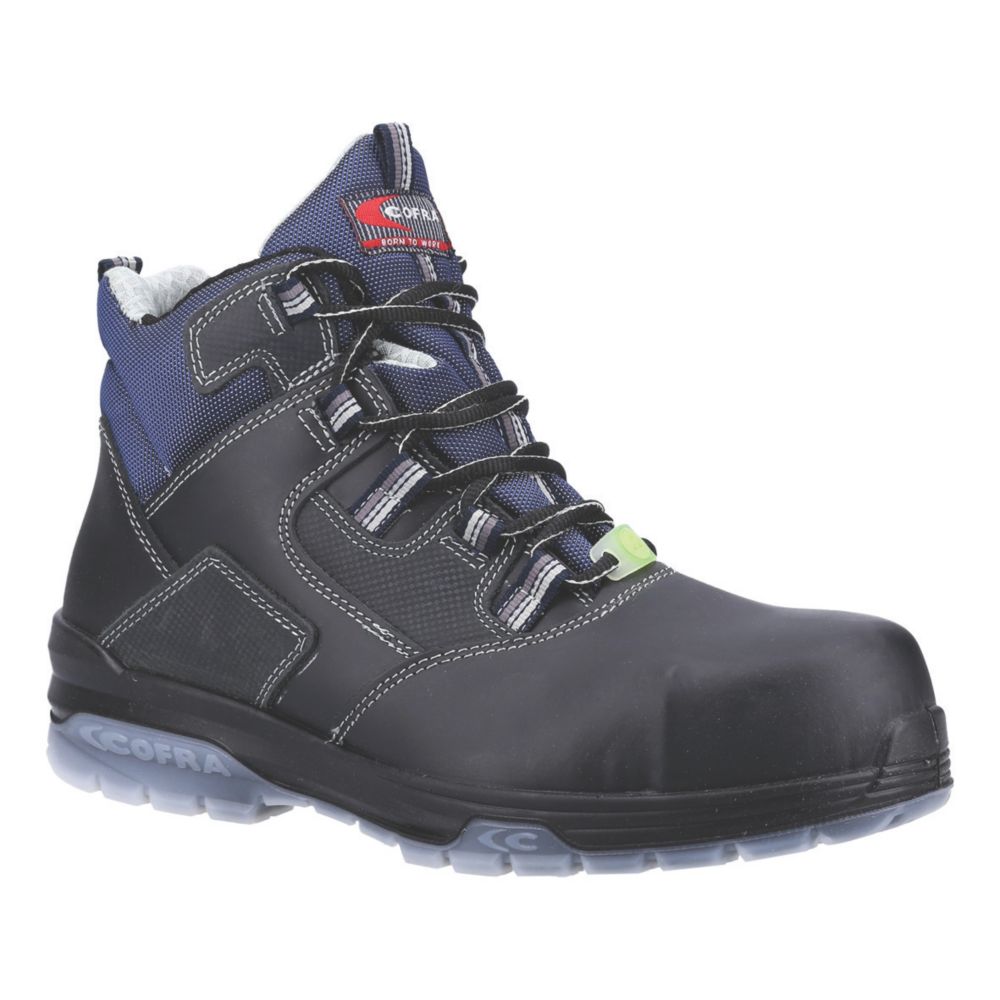 Cofra Funk S3 SRC Size 7 Black Water-Resistant Safety Boots - Screwfix