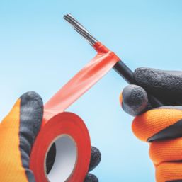 Pro-Fix Insulation Tape Red 33m x 19mm - Screwfix