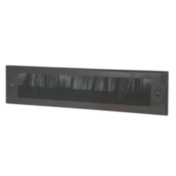 Stormguard Brush Letter Plate Draught Excluder Black 338mm x 75mm ...
