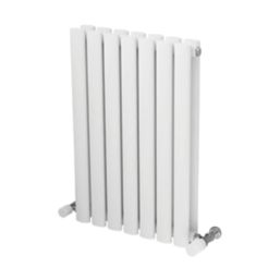 Ximax Fortuna 600mm x 410mm 1601BTU White Vertical Designer Radiator ...