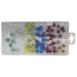 Pearl Consumables Assorted Mini Blade Auto Fuses 5-30A 80 Pieces - Screwfix