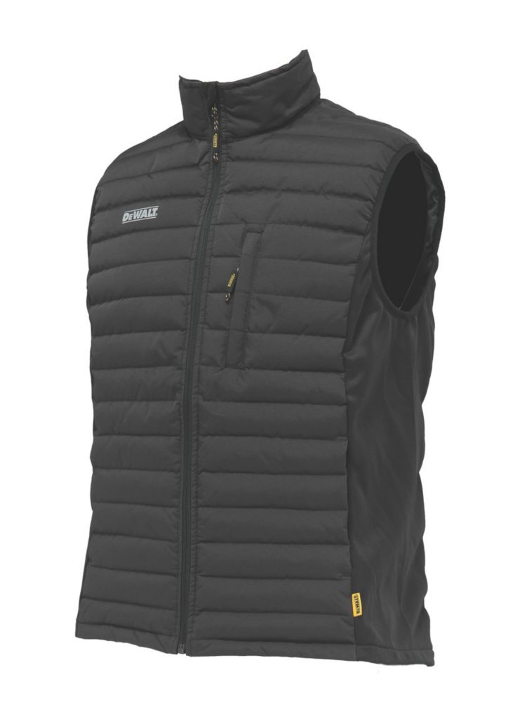 DEWALT Red Cloud Body Warmer Black X Large 45-47" Chest - Screwfix