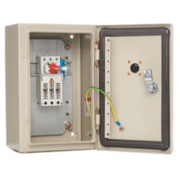 Contactum DFS020K 20A 3P+N+E Fused 3-Phase Enclosed Switch Fuse - Screwfix