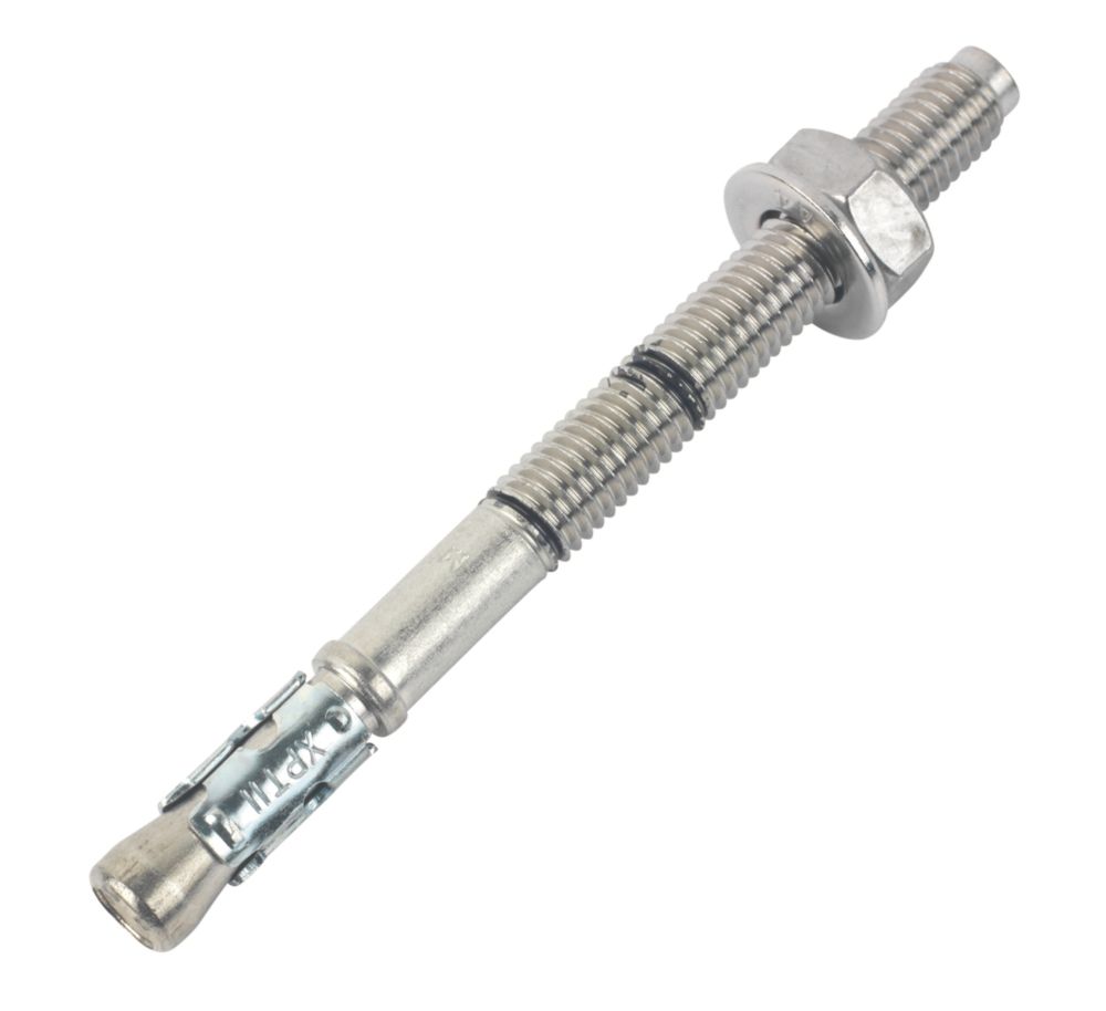 Rawlplug Throughbolts R-XPTIIA4 M10 x 115mm 50 Pack - Screwfix