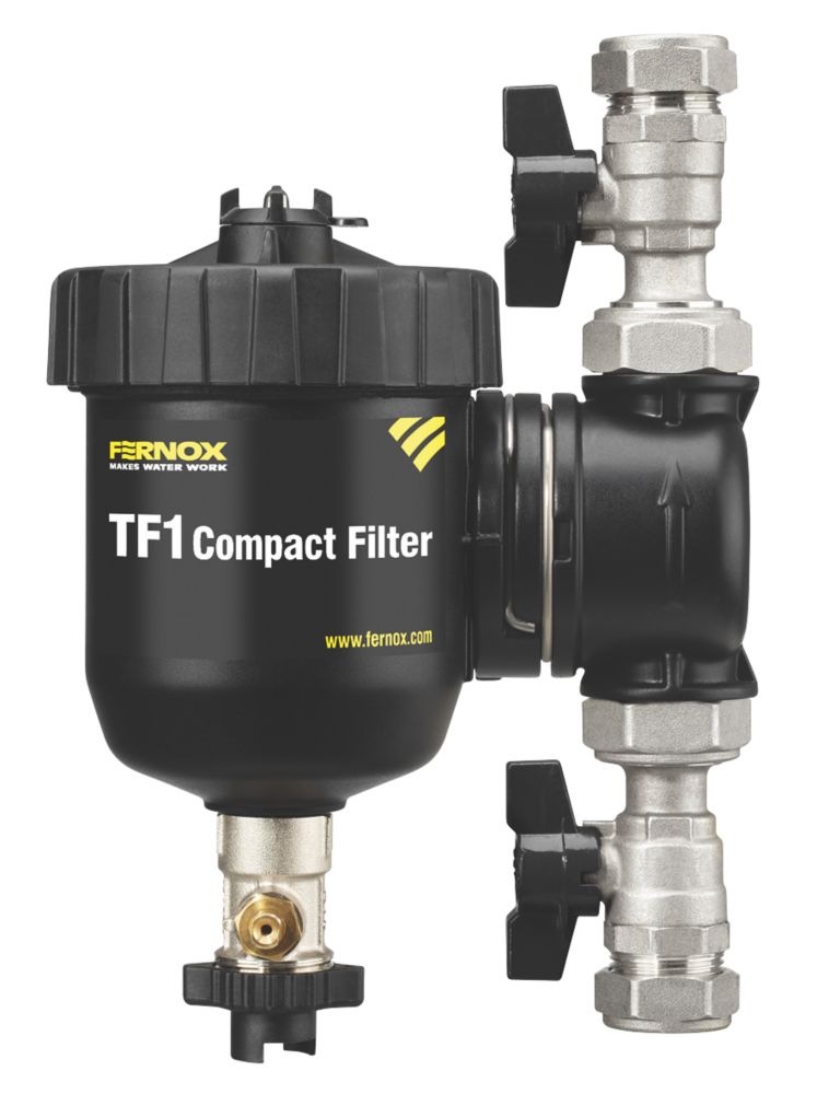 Fernox TF1 Compact Filter 22mm | Central Heating Filters | Screwfix.com