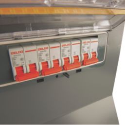 Defender 16-32A 6-Way MCB Splitter 4.7m 110V - Screwfix