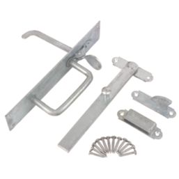 GateMate Suffolk Latch Silver 200mm - Screwfix