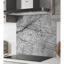Wilsonart Fossil Marble Wide Hob Splashback 900mm x 800mm x 4mm - Screwfix