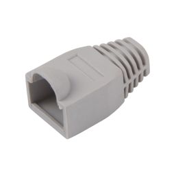 Labgear RJ45 PVC Boots 8mm Grey 5 Pack - Screwfix