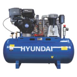Hyundai HY140200PES 200Ltr Petrol Belt Drive Air Compressor Screwfix