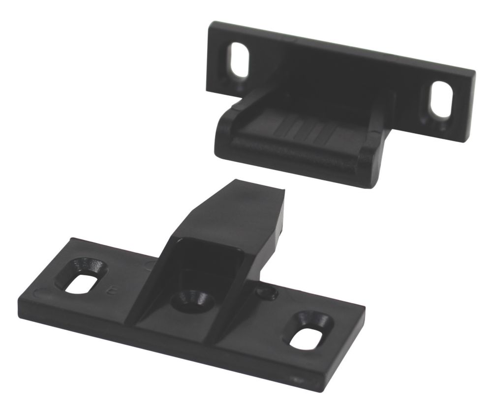 Easyfix Keku Furniture Panel Connectors Black 10 Pack - Screwfix