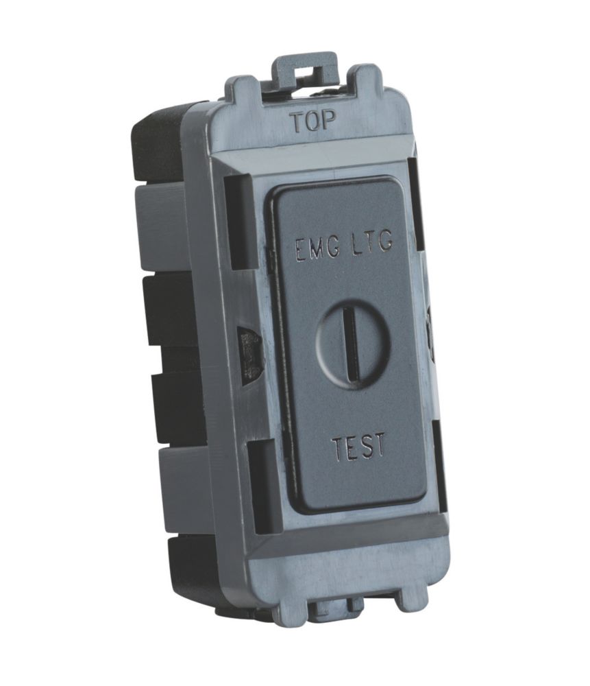 Knightsbridge 20AX Grid DP Emergency Lighting Test Key Switch Matt ...