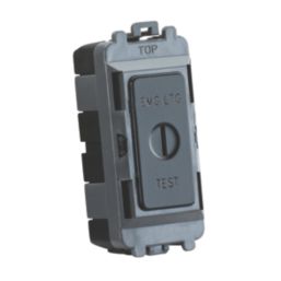 Knightsbridge 20AX Grid DP Emergency Lighting Test Key Switch Matt ...