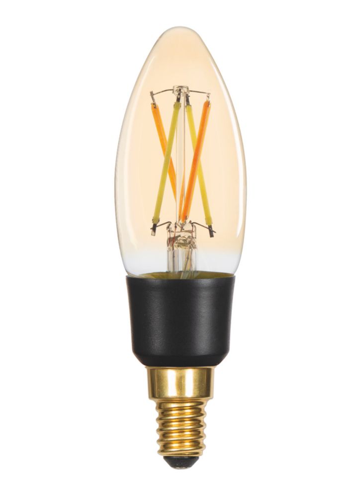 LAP Myko E14 Candle LED Virtual Filament Smart Light Bulb 4.2W 470lm ...