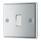Chrome Light Switch | Switches & Sockets | Screwfix
