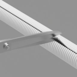 D-Line 10-25mm White Cable Tidy Tube 1.1m - Screwfix