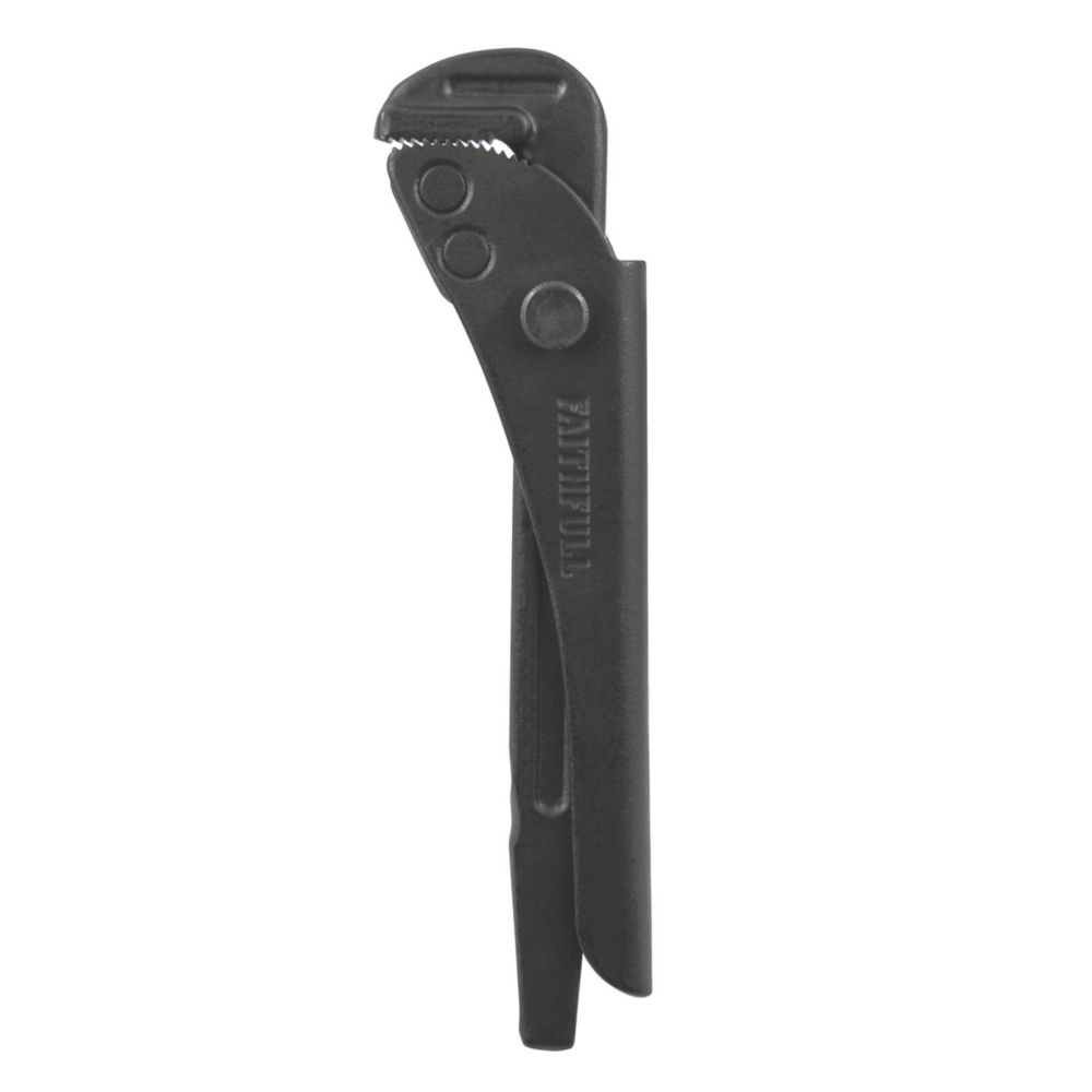 Faithfull FAIPWLA7 Lever Action Pipe Wrench 1mm-42mm - Screwfix