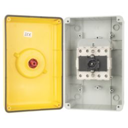 Lewden 208634 63A 4-Pole Dimmer Isolator Switch NO - Screwfix