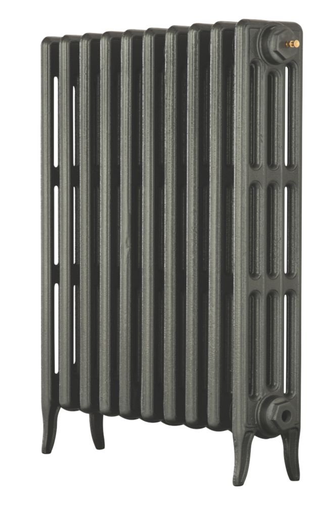 Arroll Neo-Classic 4-Column Cast Iron Radiator 760 x 634mm Cast Grey ...