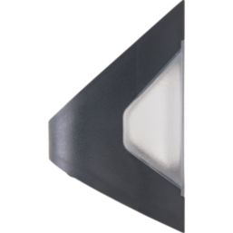 Luceco Prysm Outdoor LED Solar With PIR Sensor Black 300lm - Screwfix