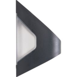 Luceco Prysm Outdoor LED Solar With PIR Sensor Black 300lm - Screwfix