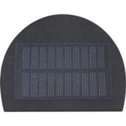 Luceco Prysm Outdoor LED Solar With PIR Sensor Black 300lm - Screwfix