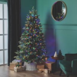 1500 LED Indoor & Outdoor Multi Colour String Christmas Lights - Screwfix