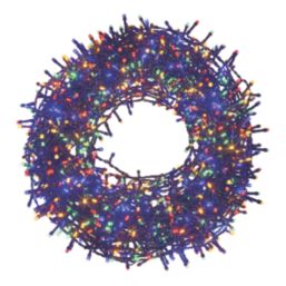 1500 LED Indoor & Outdoor Multi Colour String Christmas Lights - Screwfix