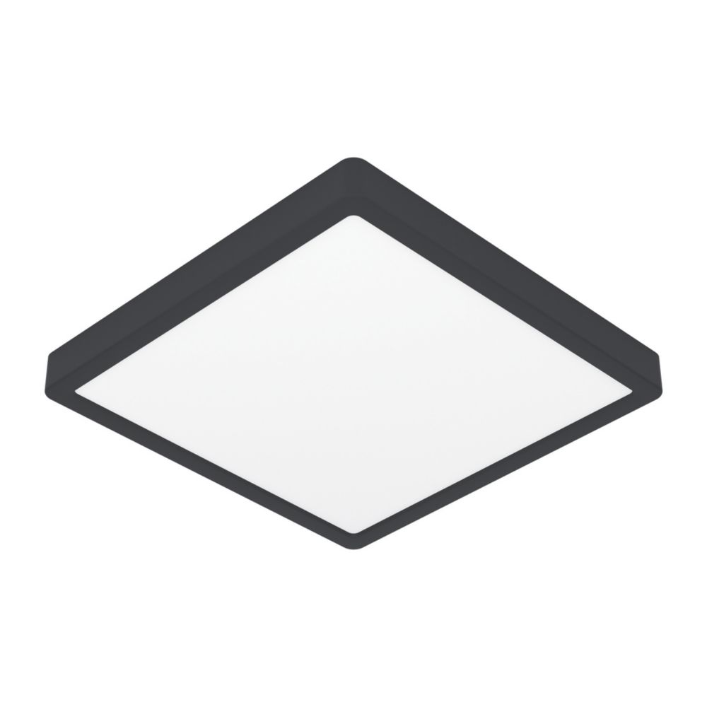 Eglo Fueva 6 LED Ceiling Light Black 13W 2100lm - Screwfix