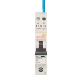 Contactum Defender 10A 30mA Type A SP B Curve Compact RCBO - Screwfix