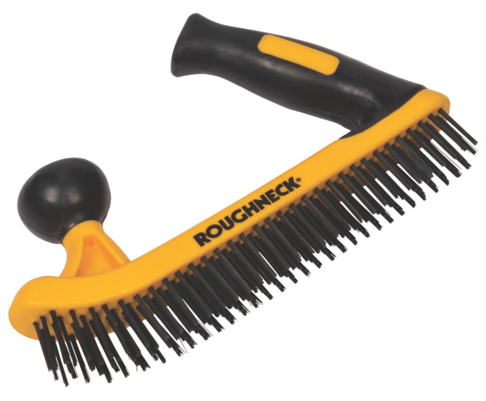 Roughneck Wire Brush Set 2 Pack Screwfix