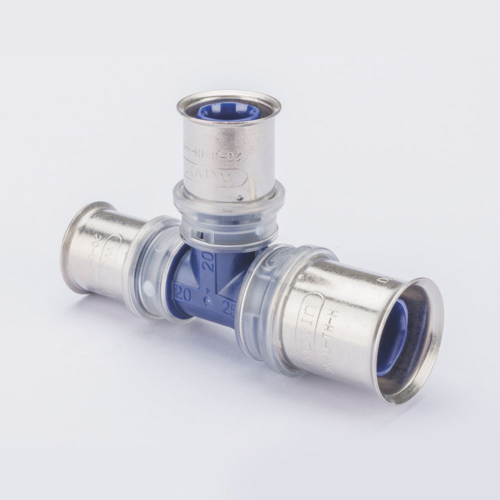 Wavin Tigris K5 Multi-Layer Composite Press-Fit Reducing Tees 25mm x ...