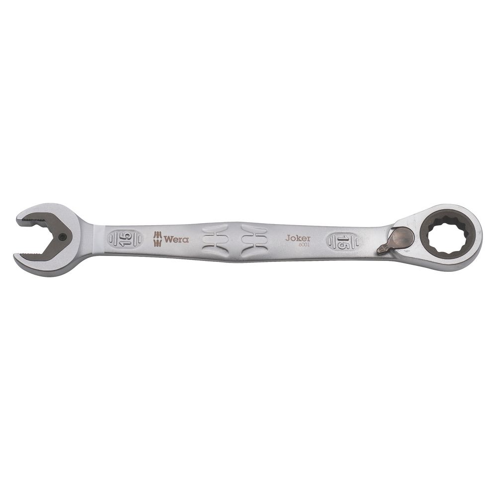 Wera 6001 Joker Switch Combination Spanner 15mm - Screwfix