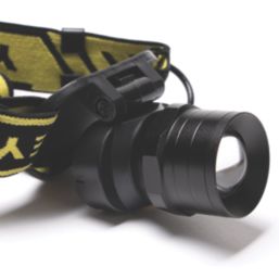 Stanley LED Head Torch Black & Yellow 300lm - Screwfix