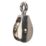 Essentials Steel Single Wheel Pulley 35mm - Screwfix