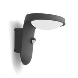 Philips Tyla Outdoor LED Wall Light With PIR Sensor Anthracite 9W 820lm ...