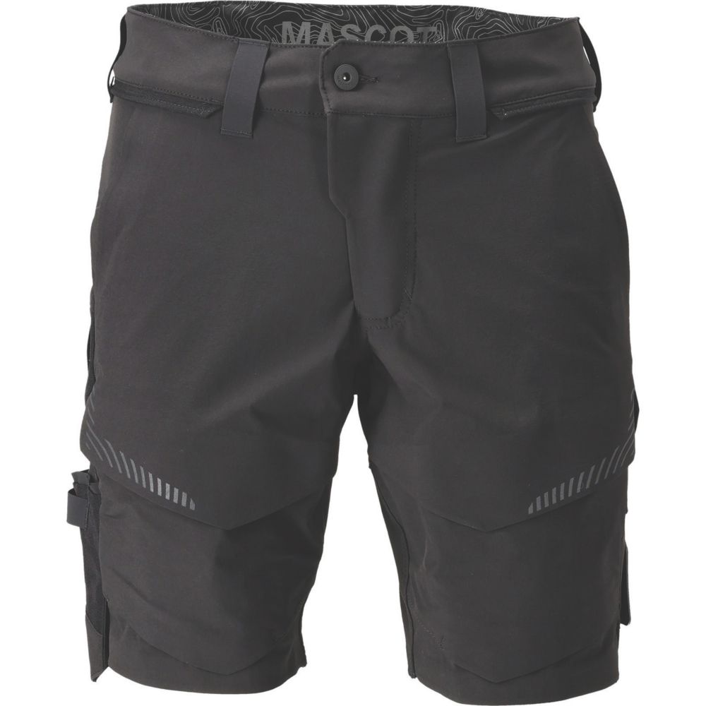 Mascot Customized Work Shorts Black 30.5" W - Screwfix