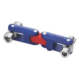 Knipex DoubleJoint 3-Way Control Cabinet Key - Screwfix