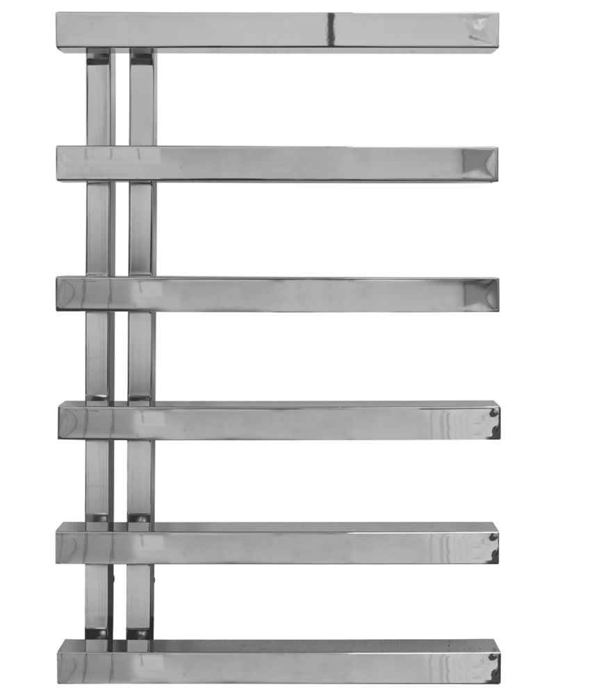 Towelrads 795mm x 500mm 1071BTU Chrome Flat Designer Towel Radiator ...