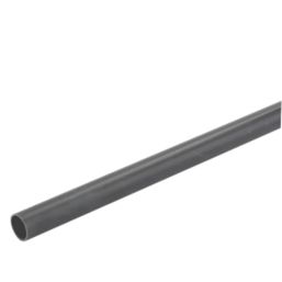 Deta TTE Round uPVC Black Conduit 20mm x 2m - Screwfix