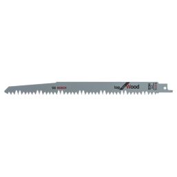 Bosch S1531L Green Wood Reciprocating Saw Blades 240mm 5 Pack