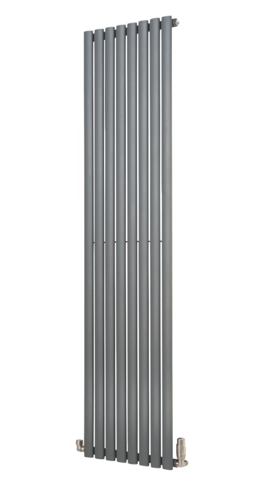 Ximax Fortuna Designer Radiator 1800 x 472mm Anthracite 3375BTU ...