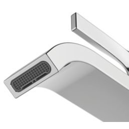 Swirl Ayre Chrome-Plated 165mm Standard Lever Mono Basin Mixer Tap With ...