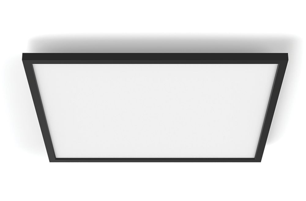 Philips Hue Aurelle Square 600mm x 600mm LED Smart Panel Light Black ...