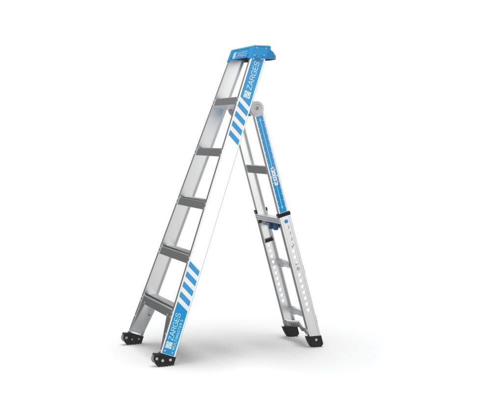 Zarges MultiMaster 5 Aluminium 2.88m Combination Ladder - Screwfix