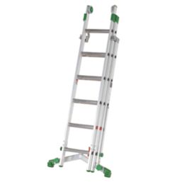 TB Davies Aluminium 4.2m Combination Ladder - Screwfix