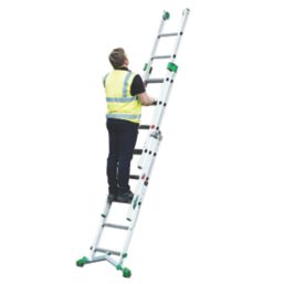 TB Davies Aluminium 4.2m Combination Ladder - Screwfix